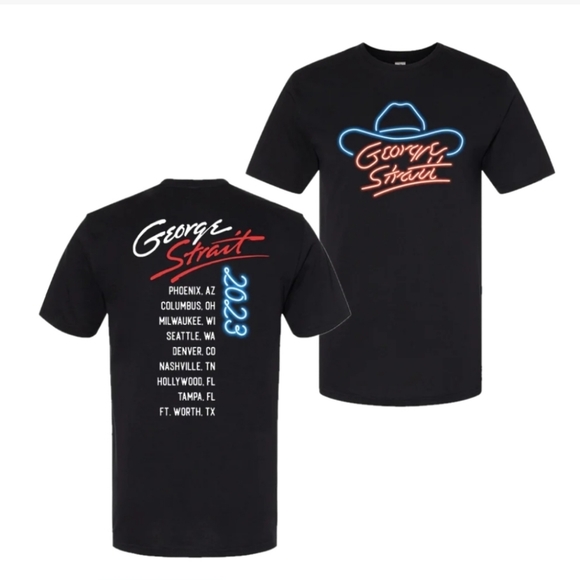 Gildan | Shirts | Original 223 George Strait Concert Tees | Poshmark